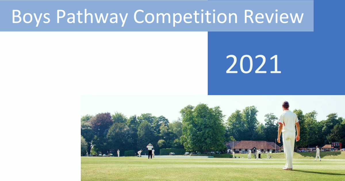 Changes announced to ECB Boys Pathway Competitions | Wiltshire CCC